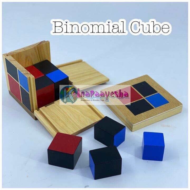 Montessori Binomial Cube | Lazada Indonesia