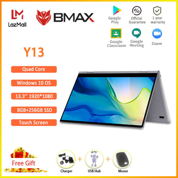 【Hot Sale】 BMAX official Y13 360° Laptop 13.3 inch Notebook Windows 11 ...