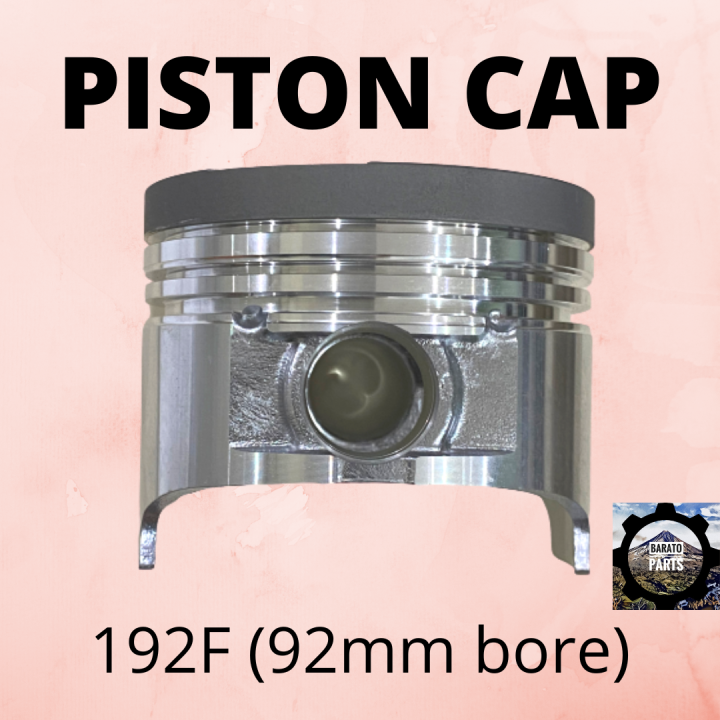 Piston Cap 192F (92mm bore diameter) for Single Piston Air-cooled ...