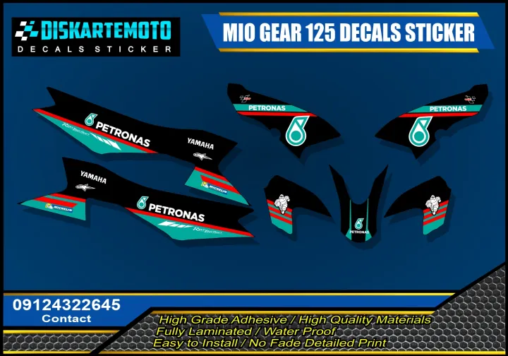 Yamaha Mio Gear 125 Decals Sticker | Lazada PH