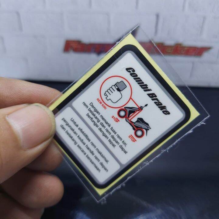stiker sticker logo COMBI BRAKE | Lazada Indonesia