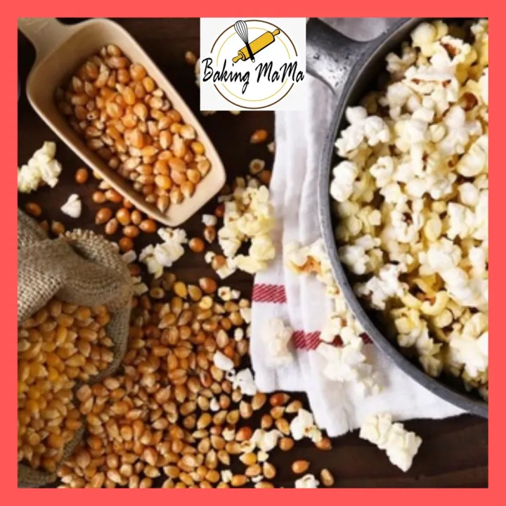 Pop Corn Biji Jagung Corn Kernel Bertih Jagung Mushroom Popcorn Mushroom Kernel Butterfly USA ...