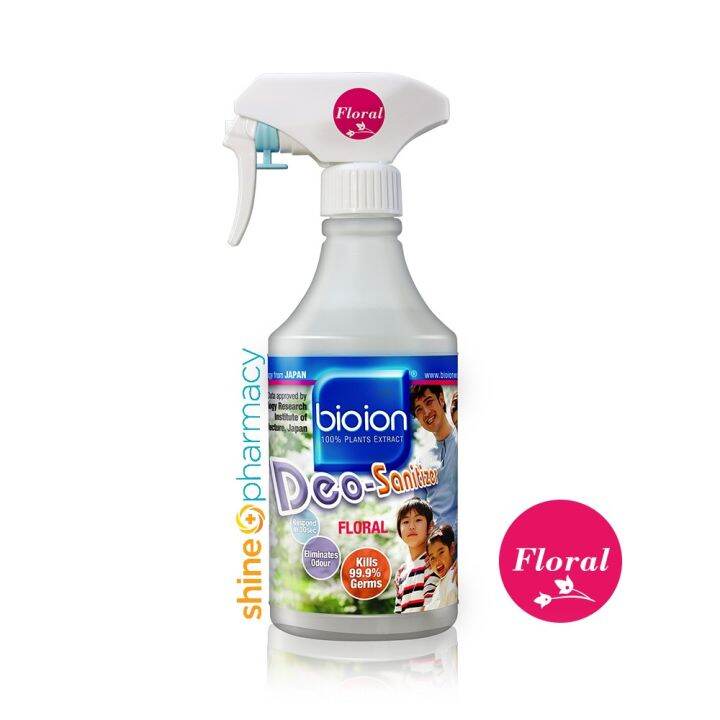 Bioion Deo-Sanitizer Spray (Floral) 500ml | Lazada