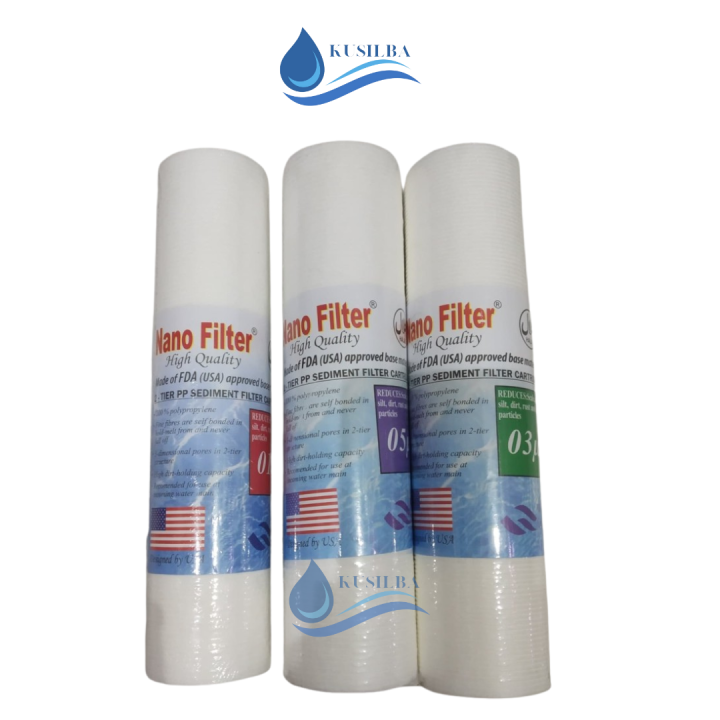 Filter Nano / Filter Sedimen 0,1 Mikron Ukuran 10 Inch High Quality ...
