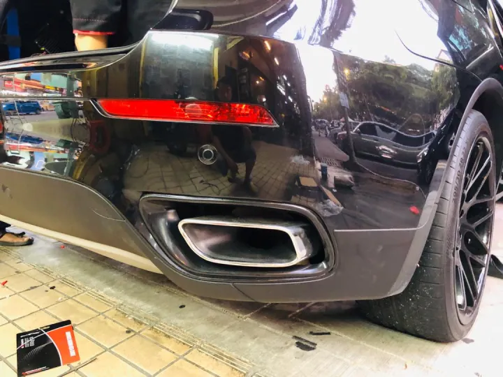 BMW e71 x6 x6m rear exhaust pipe pipes tips cover | Lazada