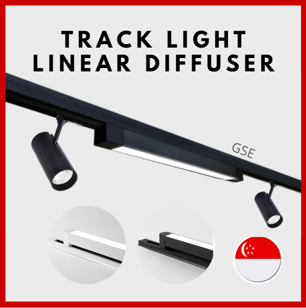 Linear Track Light Diffuser Flood Light Extra Bright 20W GSE | Lazada ...