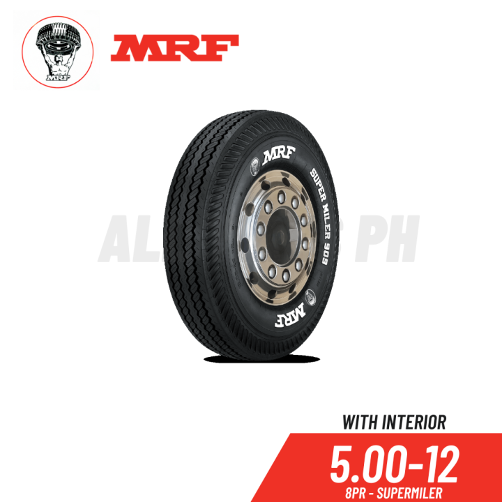 MRF Tire 5.00-12 8ply miler ( Made In India ) with FREE Interior | Lazada PH