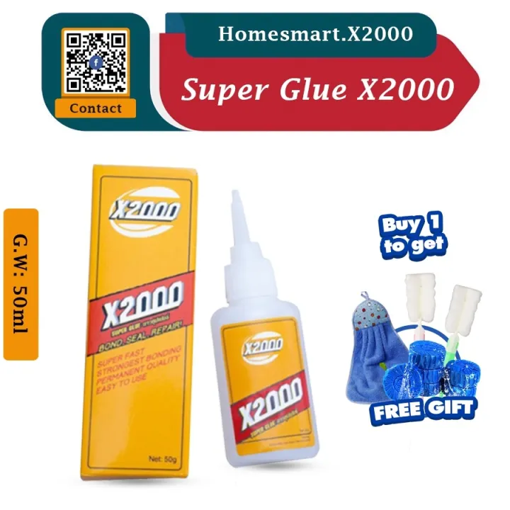 X2000 Multi purpose glue adhesive super strong liquid use for all ...