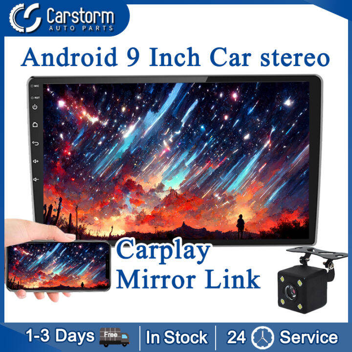 Carstorm 9 Inch Android Car Stereo Touch Screen 2Din Car Navigation Car ...