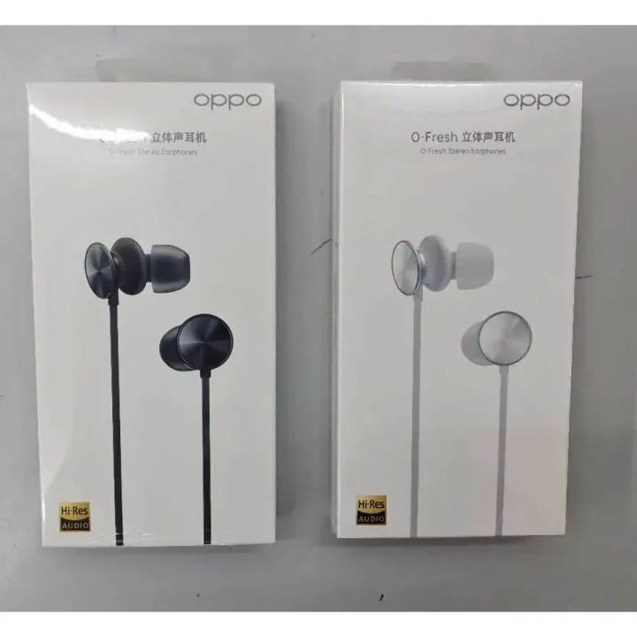 ORIGINAL OPPO O-fresh Hi-Res Stereo Earphones MH151 MH153 Type C & 3 ...