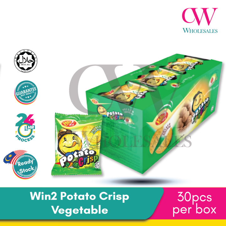 Win2 Potato Crisp Vegetable, Tomato, Sour Cream, Sweet Potato 30's | Lazada