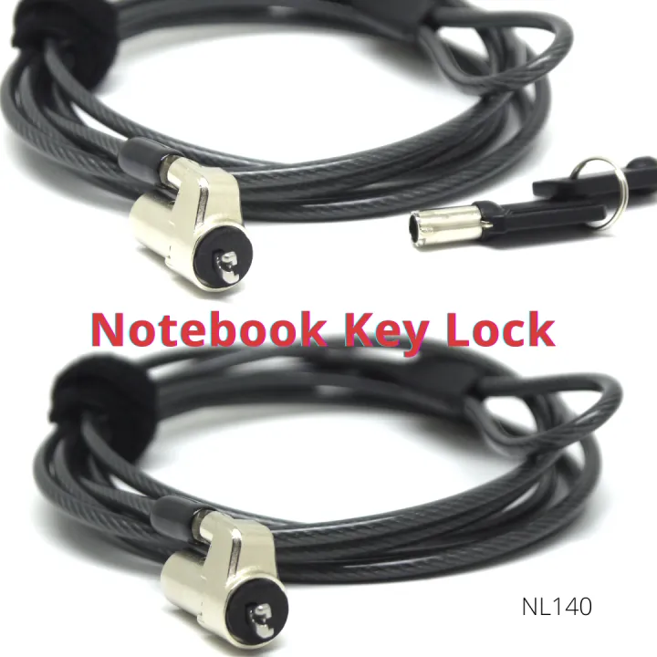3C Connections / Laptop Key Lock (1.5 Meters) | Lazada PH