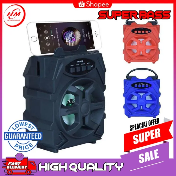 hot Super Bass wireless bluetooth speaker with LED light cod HF-S288 | Lazada PH
