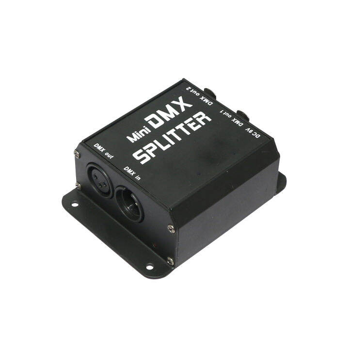 2CH DMX Splitter DMX512ไฟเวทีเครื่องขยายสัญญาณ2ทางจำหน่ายสำหรับอุปกรณ์ ...