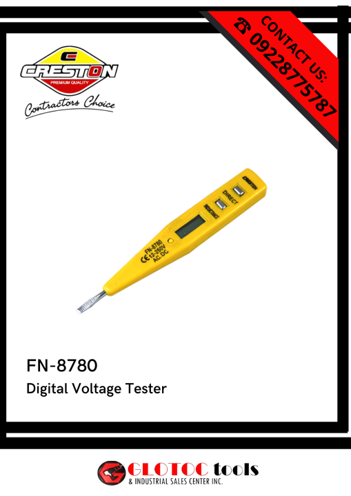 CRESTON Digital Voltage Tester FN-8780 | Lazada PH