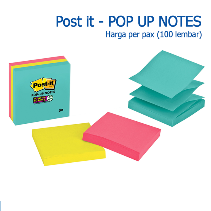 Post it Sticky notes Sticky note Memo Pop-Up Notes Miami Color R330 ...