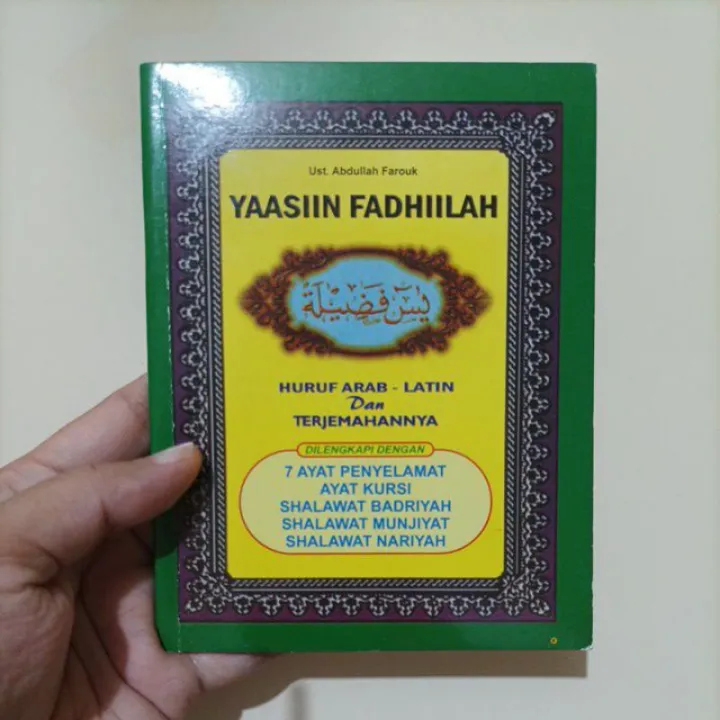 Yasin Fadhilah Huruf Arab Latin dan Terjemah | Lazada Indonesia