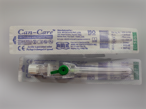 Can-Care IV Cannula with Injection Valve (1 Piece) | Lazada PH