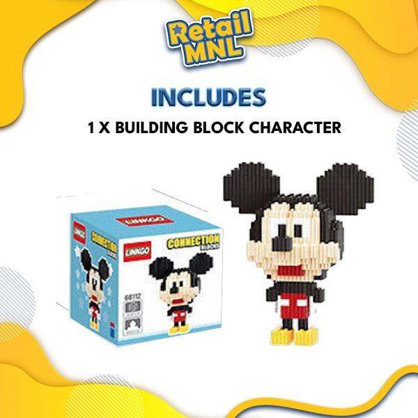 Retailmnl Linkgo Mickey mouse Mirco Blocks | Lazada PH