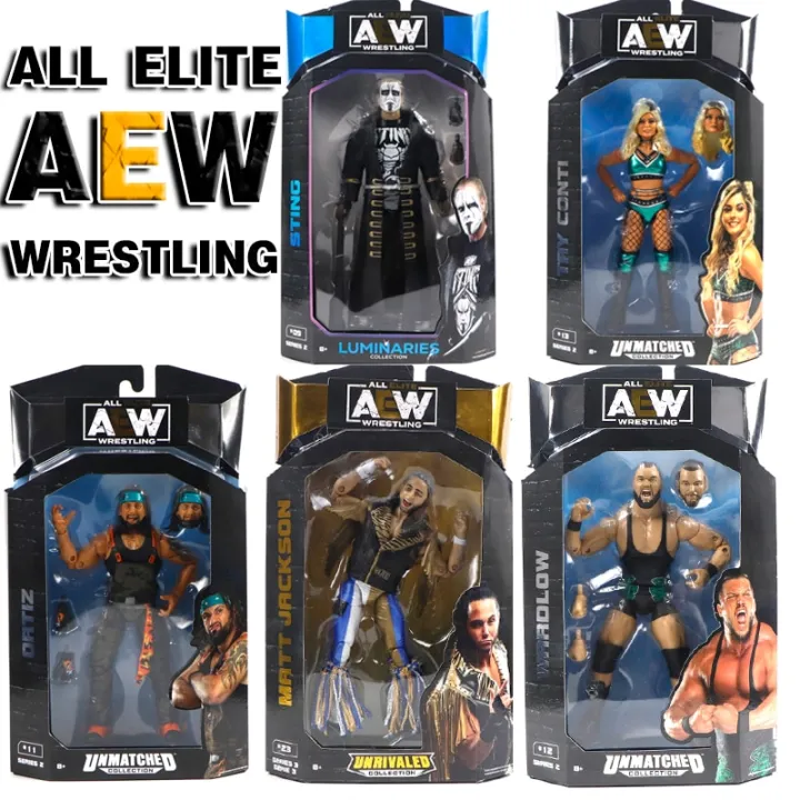 WWE/Aew/ Wwf/wcw Rare Collection PVC ทั้งหมด Elite นักมวยปล้ำชุดสะสม2 ...