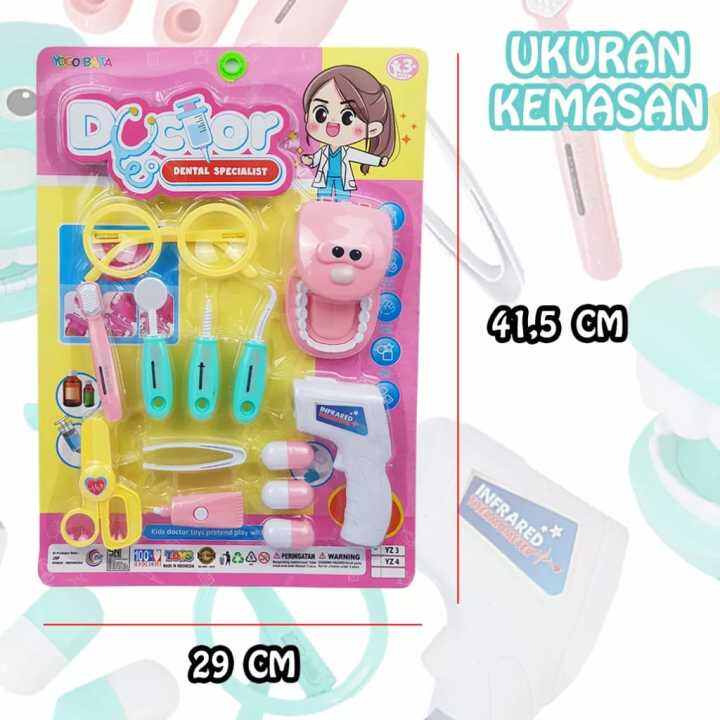 MAINAN ANAK PERALATAN DOKTER GIGI SET / MAINAN ANAK DOKTER GIGI SIMULASI YZ3 PROMO COD | Lazada ...