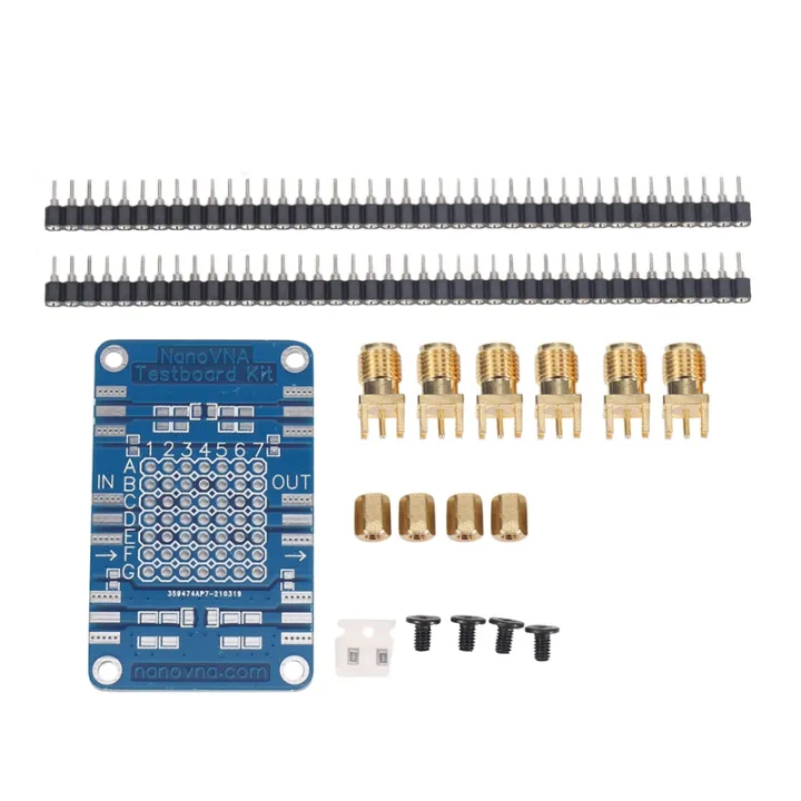 NanoVNA Testboard Kit Durable Accurate Network Analysis Test Board Demo ...