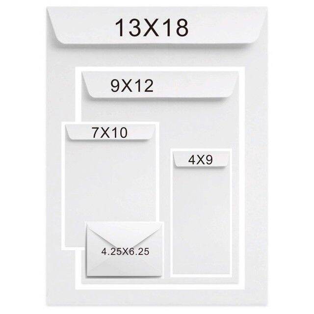 (10's) 9"X12.75" A4 Size White Envelope / Sampul Surat Putih 信封 (Peal & Seal) | Lazada