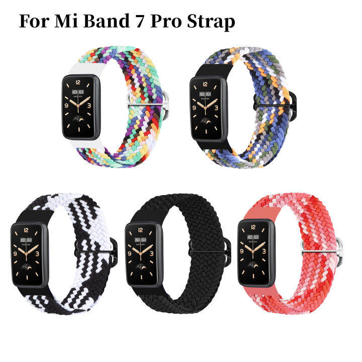 สายนาฬิกาวง Xiaomi Mi 7 Pro สายรัดข้อมือไนลอน Mi Band 7 Pro สายนาฬิกา ...