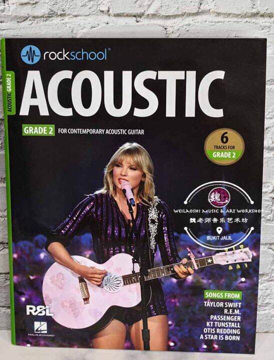 Rockschool Acoustic Guitar Grade 1 Guitar Exam Grade Book | Lazada