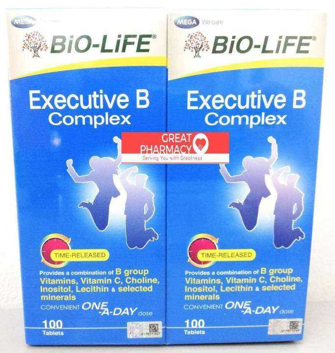 BiO-LiFE Executive B Complex 100's x 2 | Lazada