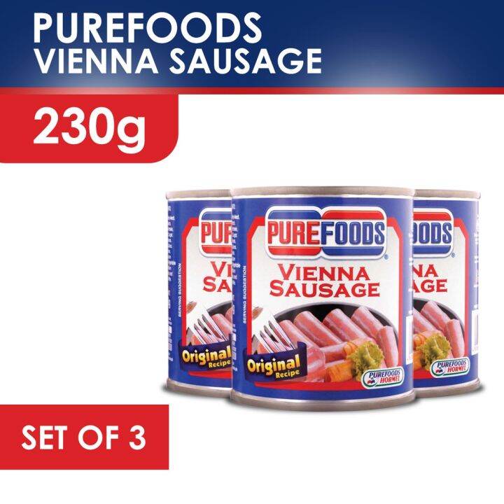 Purefoods Vienna Sausage (230g) Set of 3 | Lazada PH