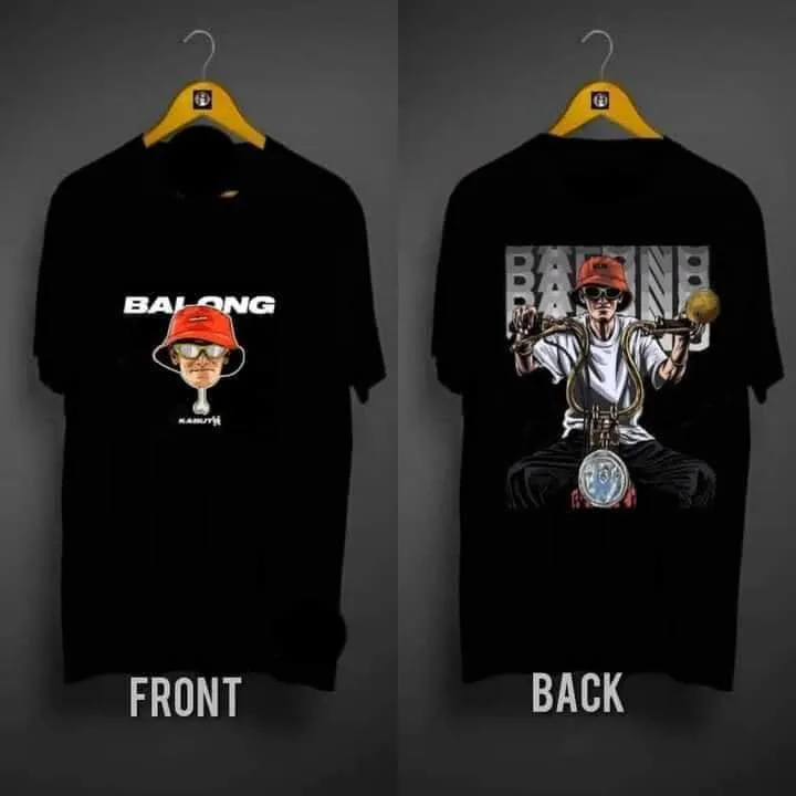 BALONG BACK&FRONT DESIGN CUSTOMIZED CLOOTING T SHIRT | Lazada PH