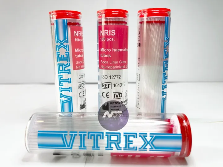 1 Vial (100pcs) / VITREX Capillary Tubes Heparinized | Lazada PH
