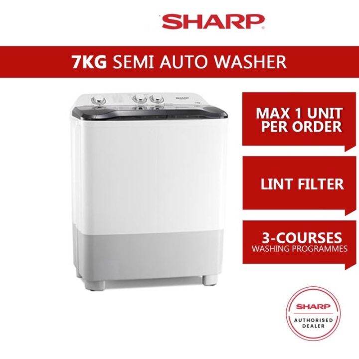 Sharp Semi Auto Washing Machine 7KG EST7015 | Lazada
