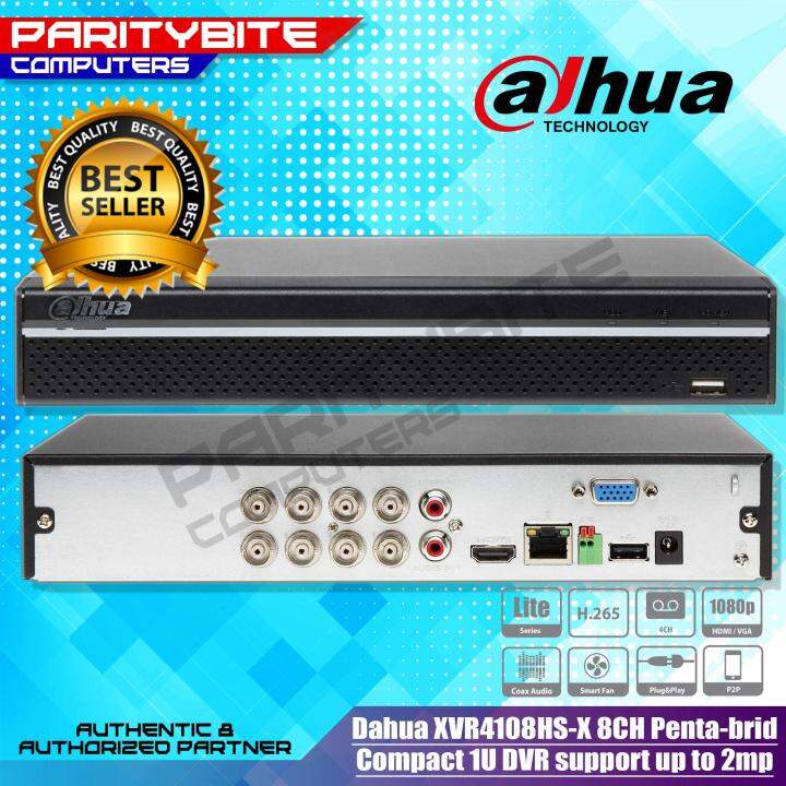 Dahua DVR XVR4108HS-X Compact Penta-brid 8CH 1U 2mp | Lazada PH