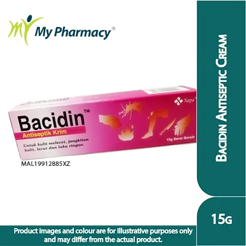 BACIDIN ANTISEPTIC CREAM 15G | Lazada