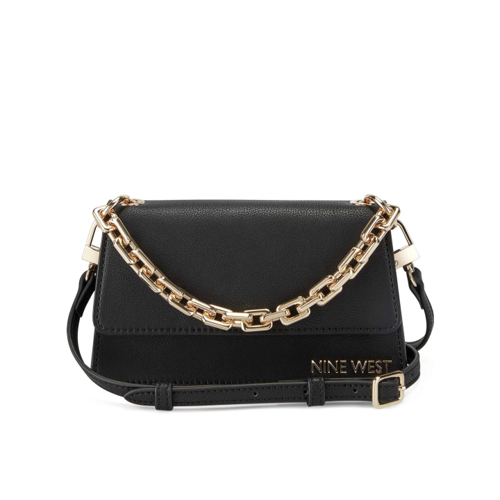Nine West Anais Mini Crossbody Flap Black | Lazada PH