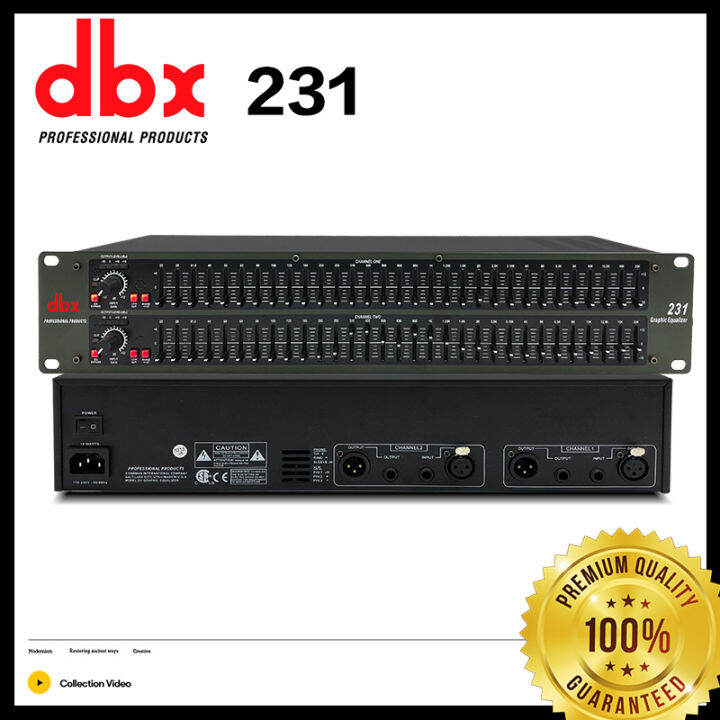 DBX EQ 215 /131 EQ 231 2 Series Graphic Equalizer DUAL 15 Band Graphic | Lazada PH