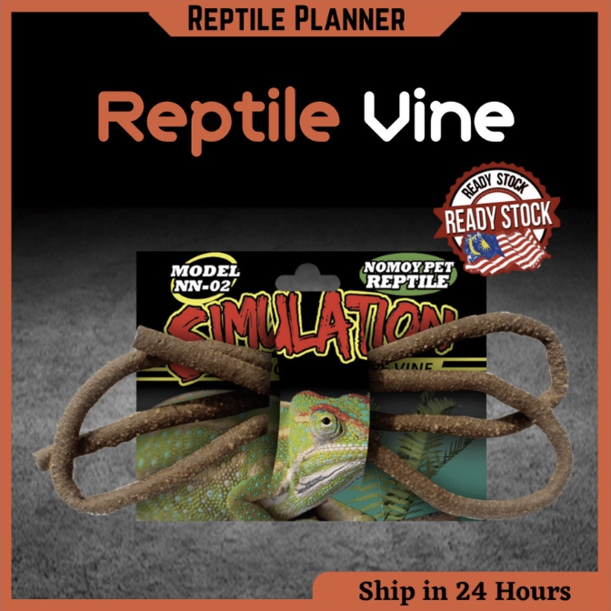 Reptile Vines Flexible Jungle Climber Long Vines Habitat Decor for ...