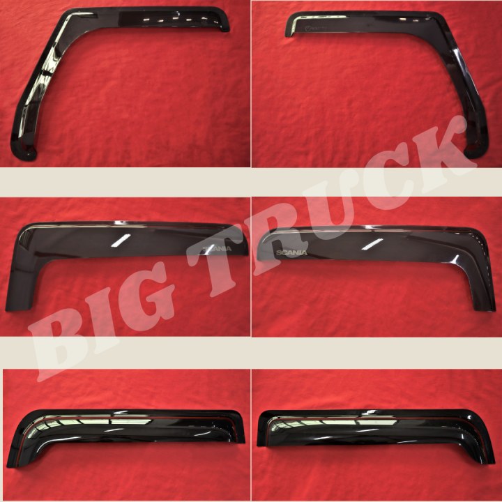 SCANIA Door Visor With Logo Short/Medium/Long (set of 2) / SCANIA ...