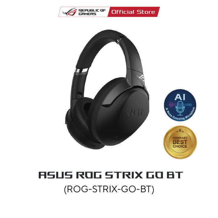 ASUS ROG STRIX GO BT Bluetooth wireless gaming headset with Qualcomm ...