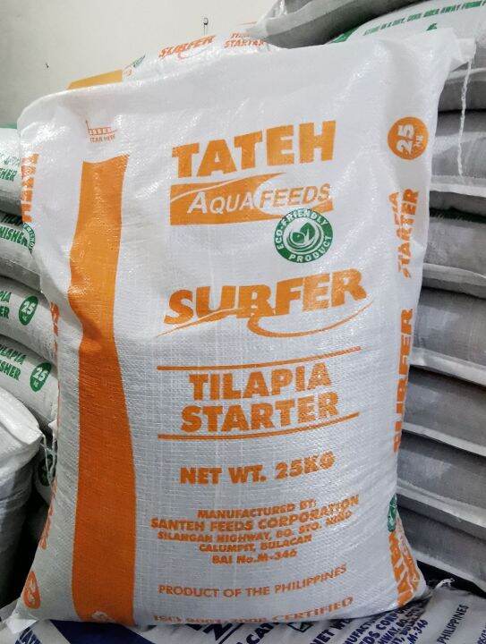 Tateh Aquafeeds Surfer Starter Tilapia Catfish (Hito) Milkfish (Bangus ...