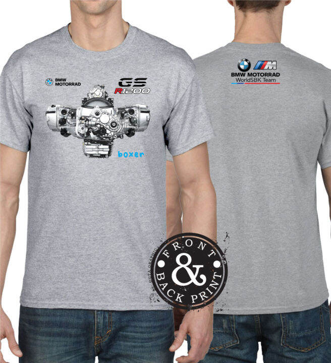BMW GS R1200 Motorrad Boxer Airhead Engine Adventure T-Tshirt | Lazada