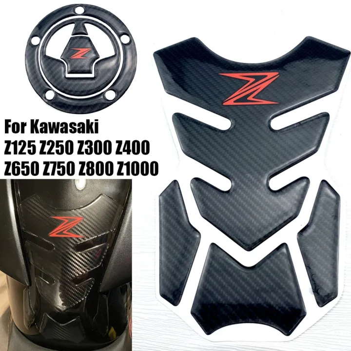 Motorcycle Fuel Tank Pad Sticker 3d Anti Slip Sticker For Kawasaki Z125