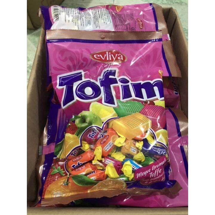 Kẹo mềm có nhân hương trái cây - evliya Favori (Fruit flavoured center ...