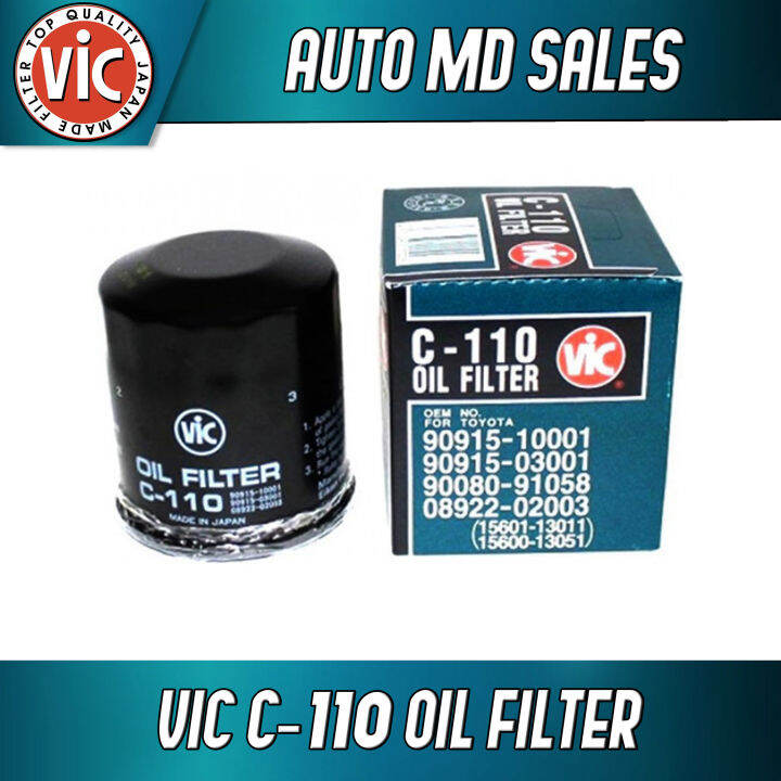 VIC C-110 Oil Filter - 100% Original | Lazada PH