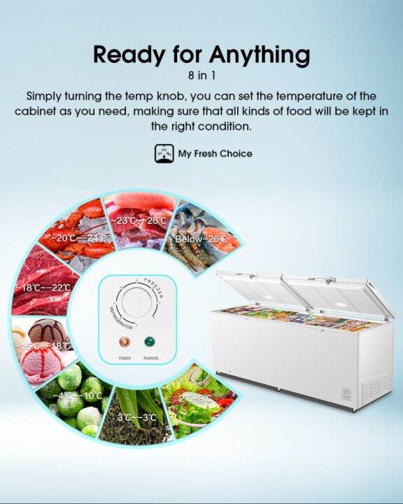 Hisense Freezer FC900D4BWBP 780L/FC428D4BWYS 350L /FC326D4BWYS 300L ...