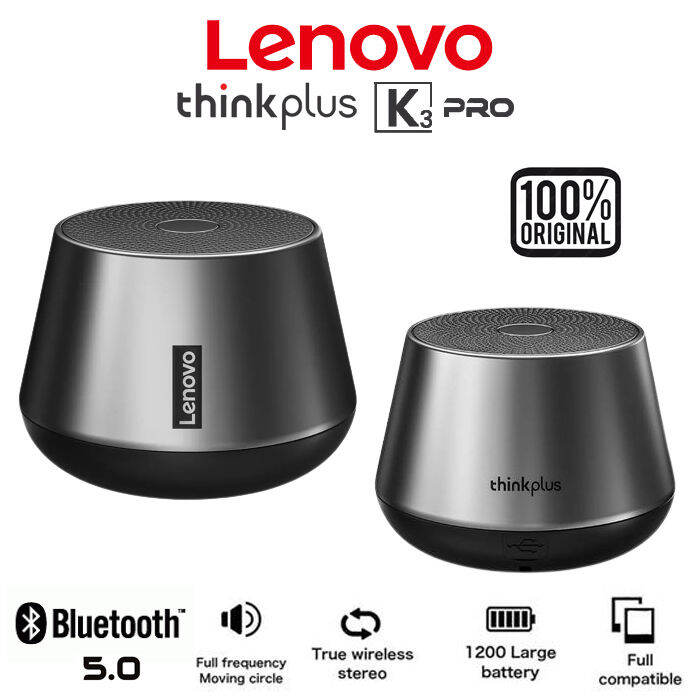Lenovo Thinkplus K3 Pro TWS Speaker Stereo Mini HiFi Wireless Portable ...