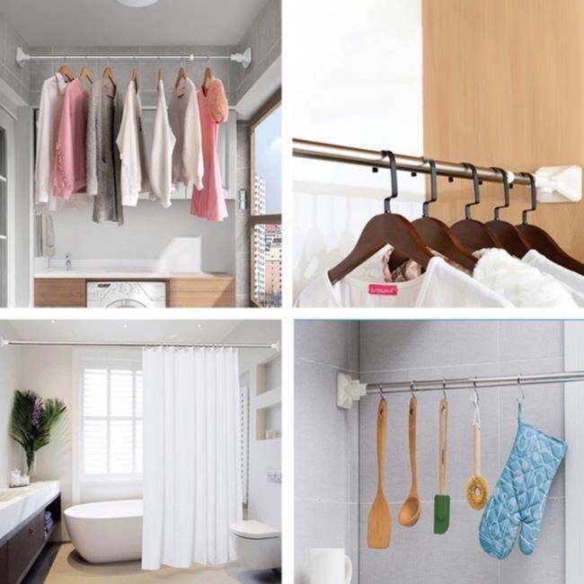 Telescopic Rod Free Clothesline Laundry Pole | Lazada PH