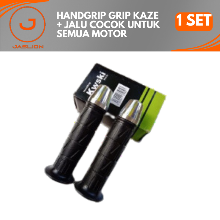 Handgrip Grip Model Kaze Standar Kawasaki Kwski Universal / hand grip ...